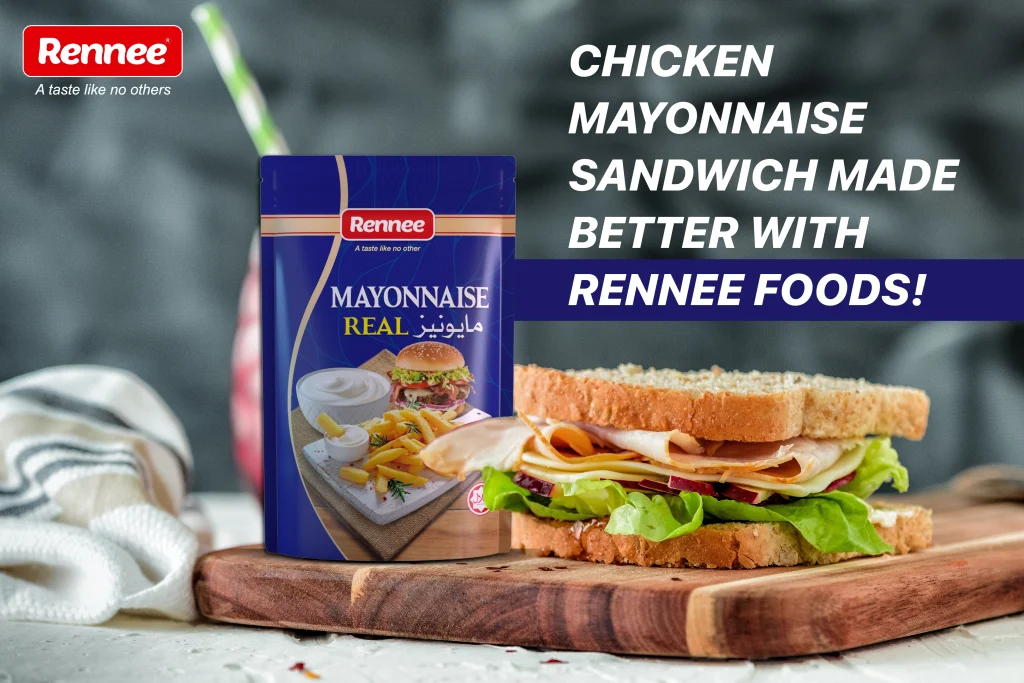 Chicken Mayonnaise Sandwich Made Better with Rennee Foods